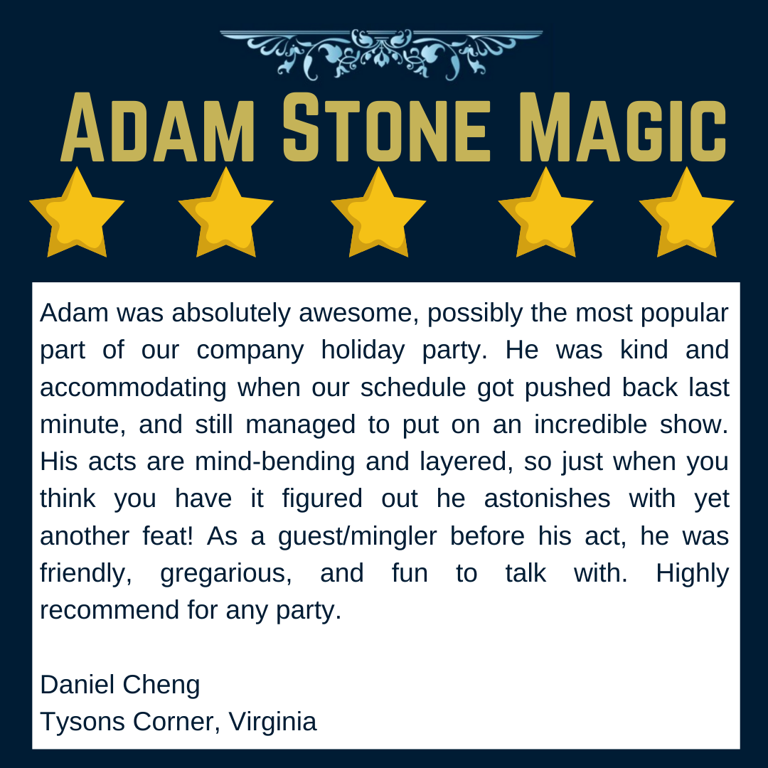 Adam Stone Magic — Experience & Reviews