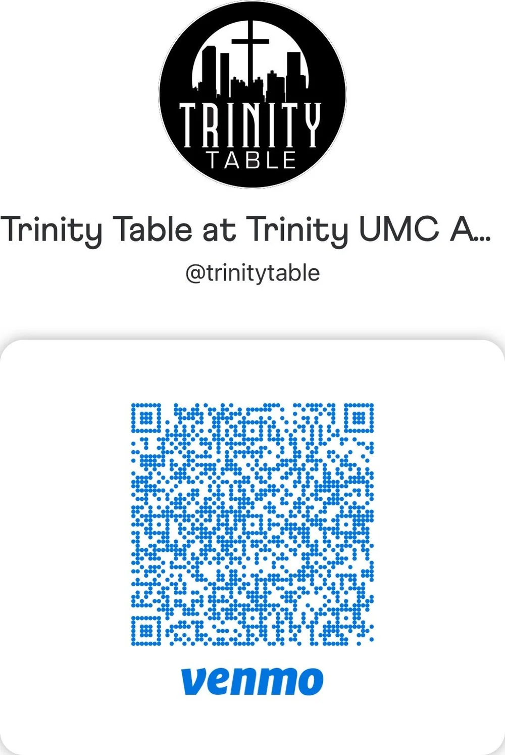 Donate to Trinity Table — Trinity United Methodist Church