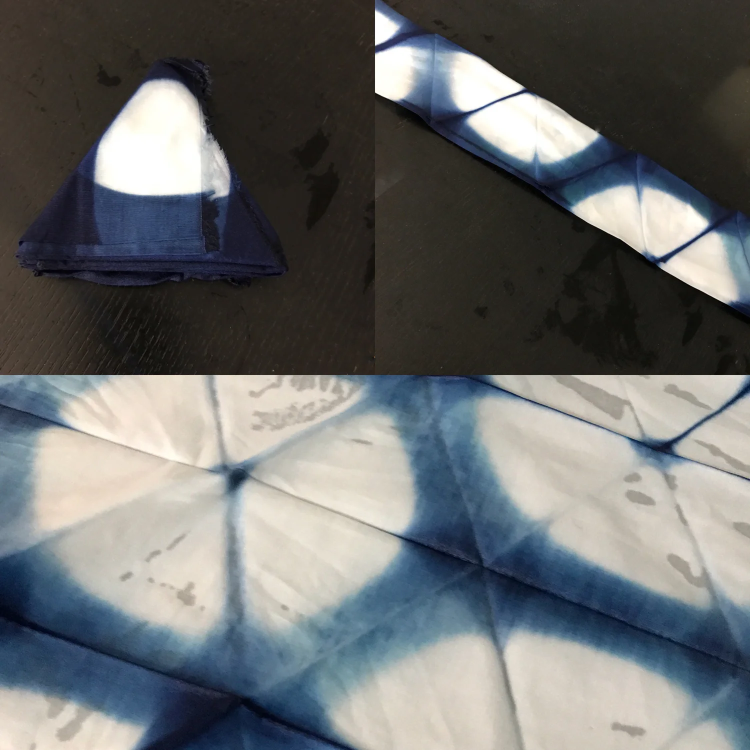 Romor Designs in person classroom based Itajime shibori - folding and ...