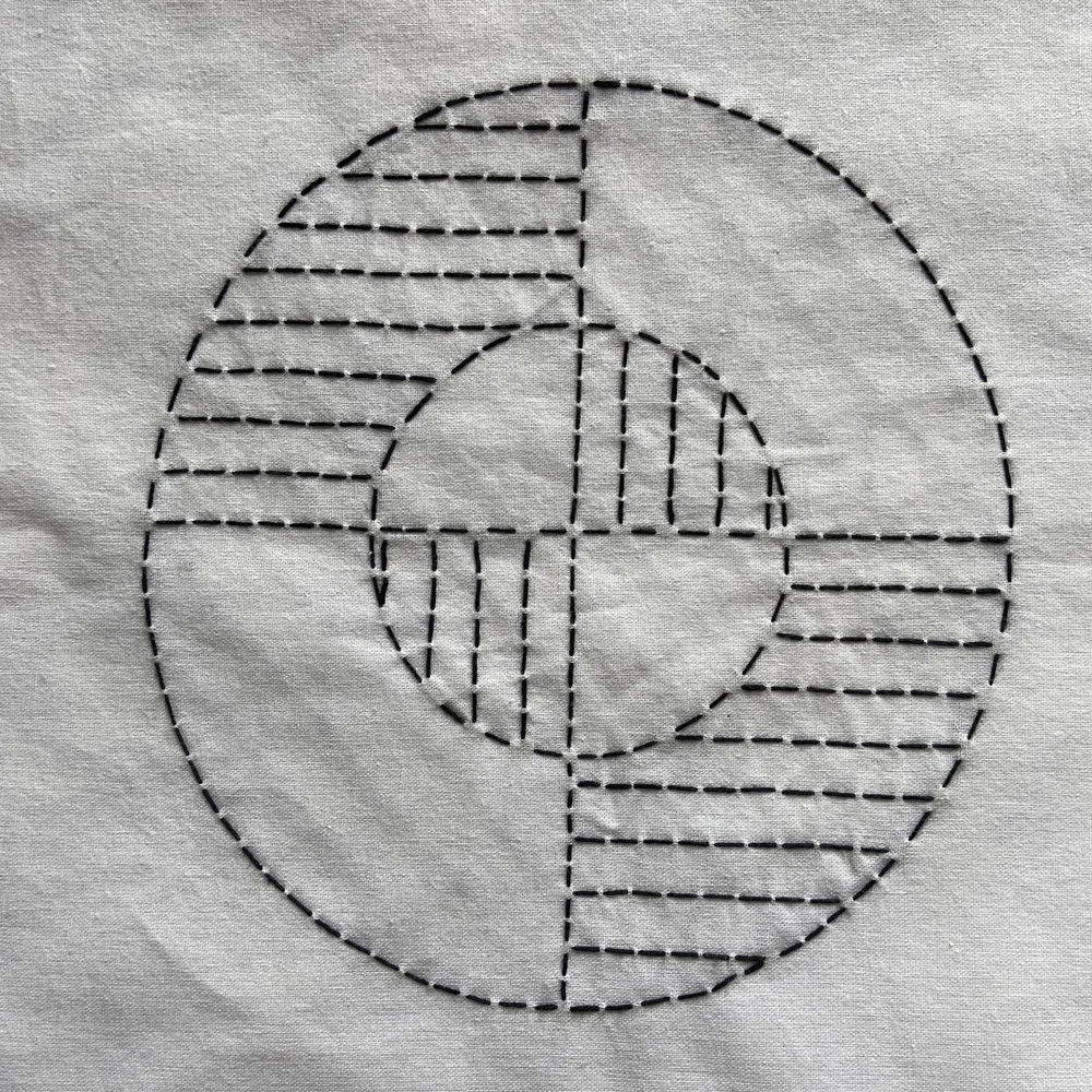 Romor Designs in person Sashiko embroidery - learn how to mark up and ...