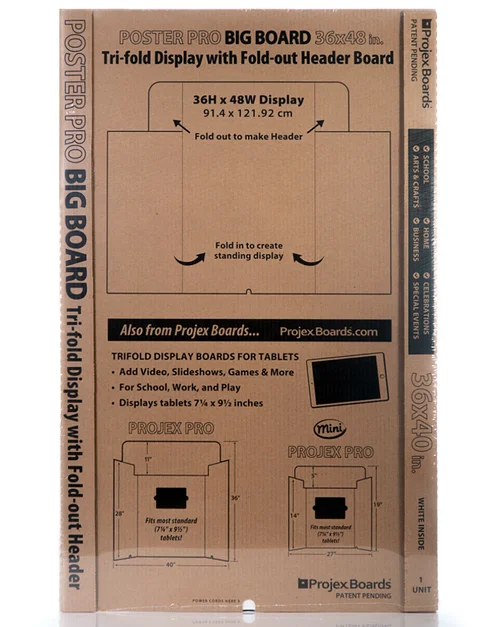 Mini Tri Fold Poster Board