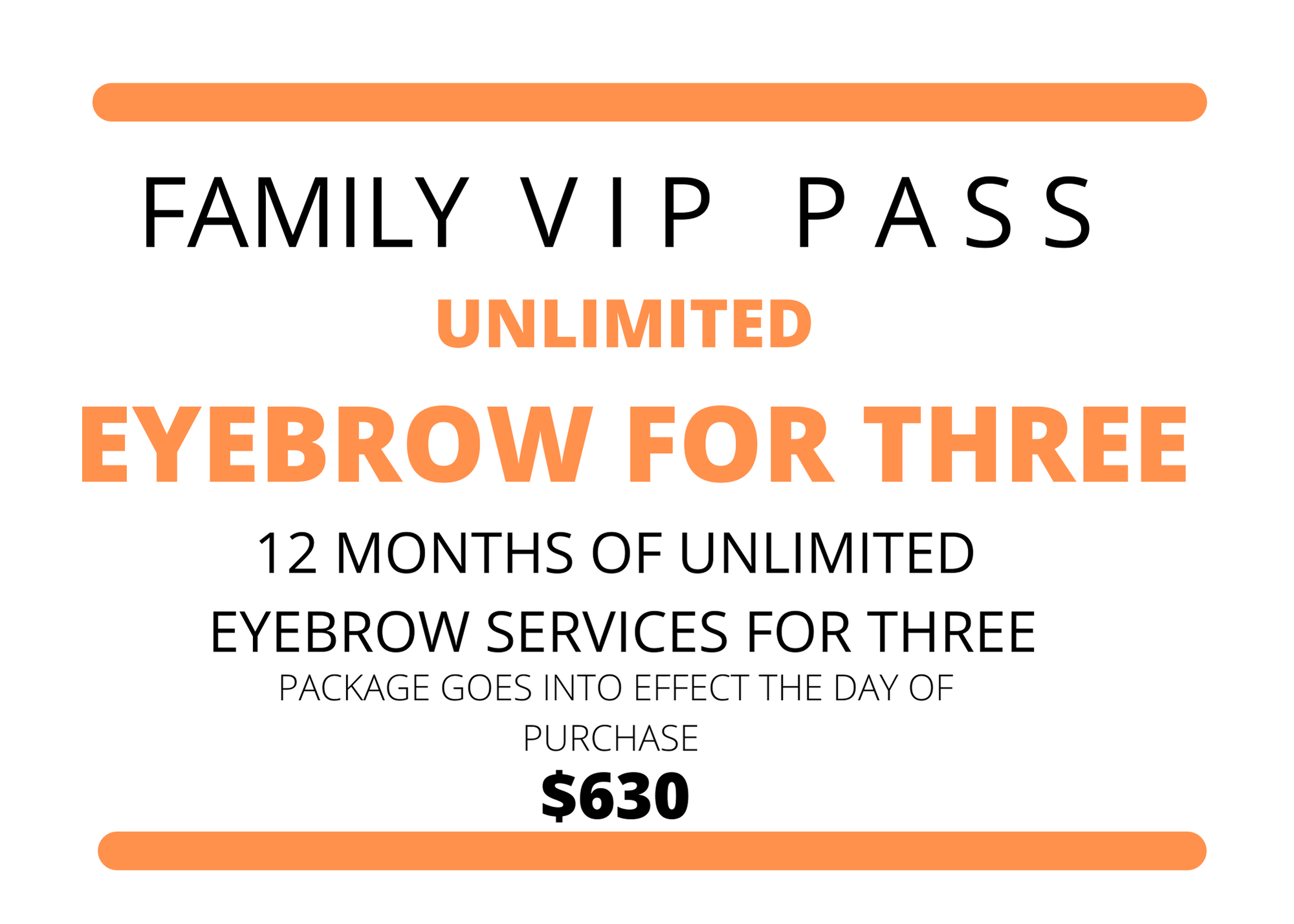 Brow Packages — Salon Atash