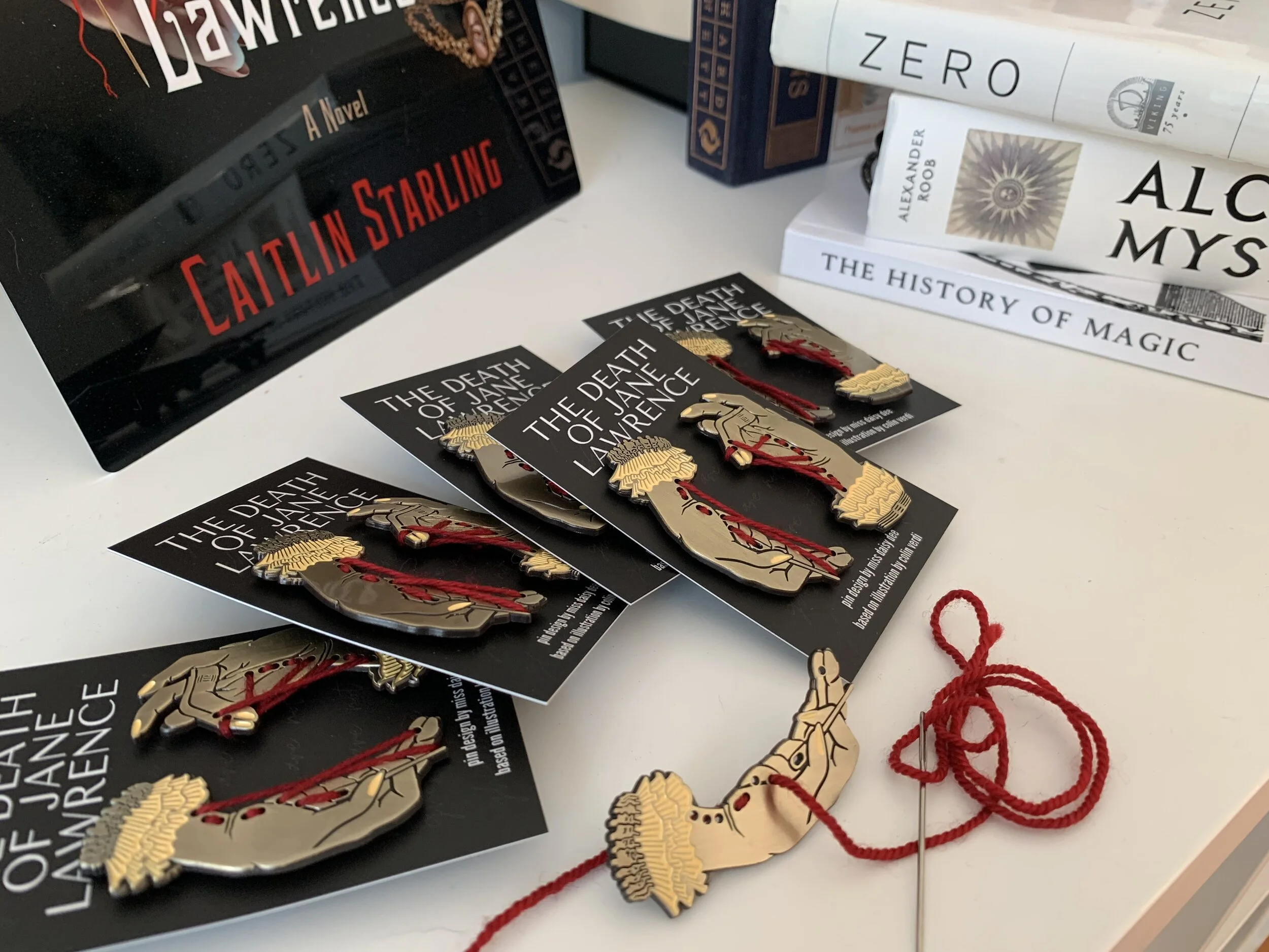 Jane Lawrence Preorder Pins — Caitlin Starling
