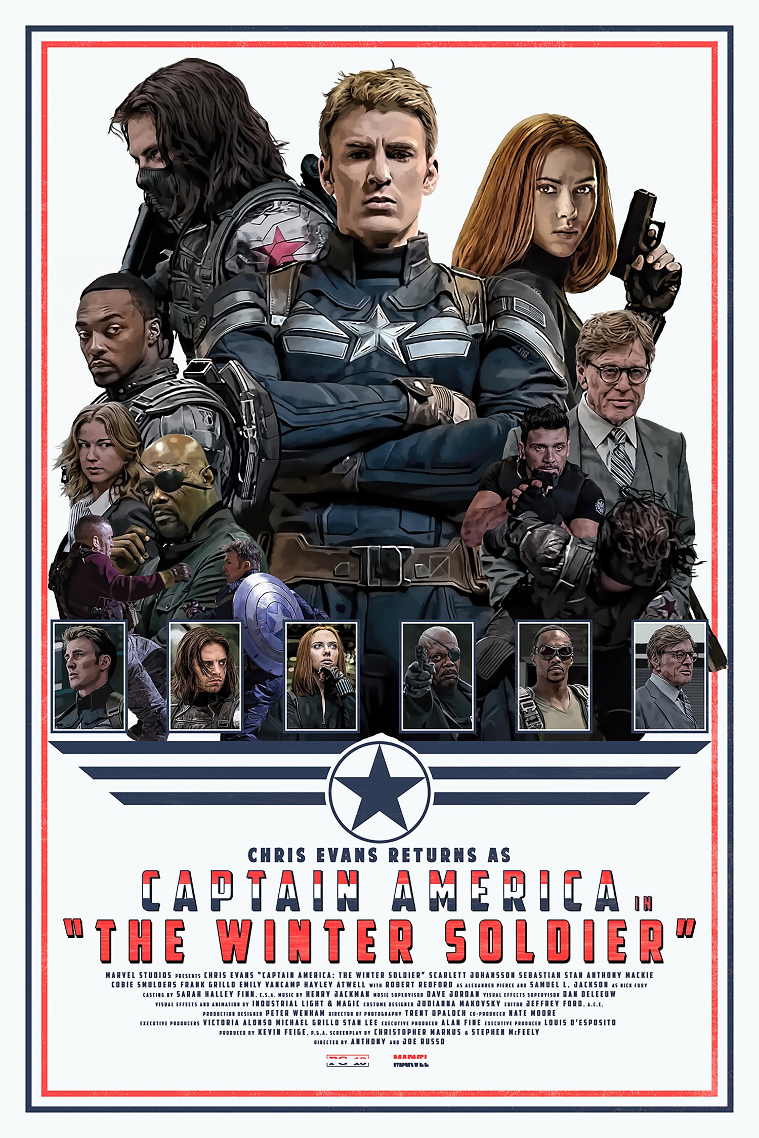 Captain America Winter Soldier Poster Marvel Studios' The Infinity