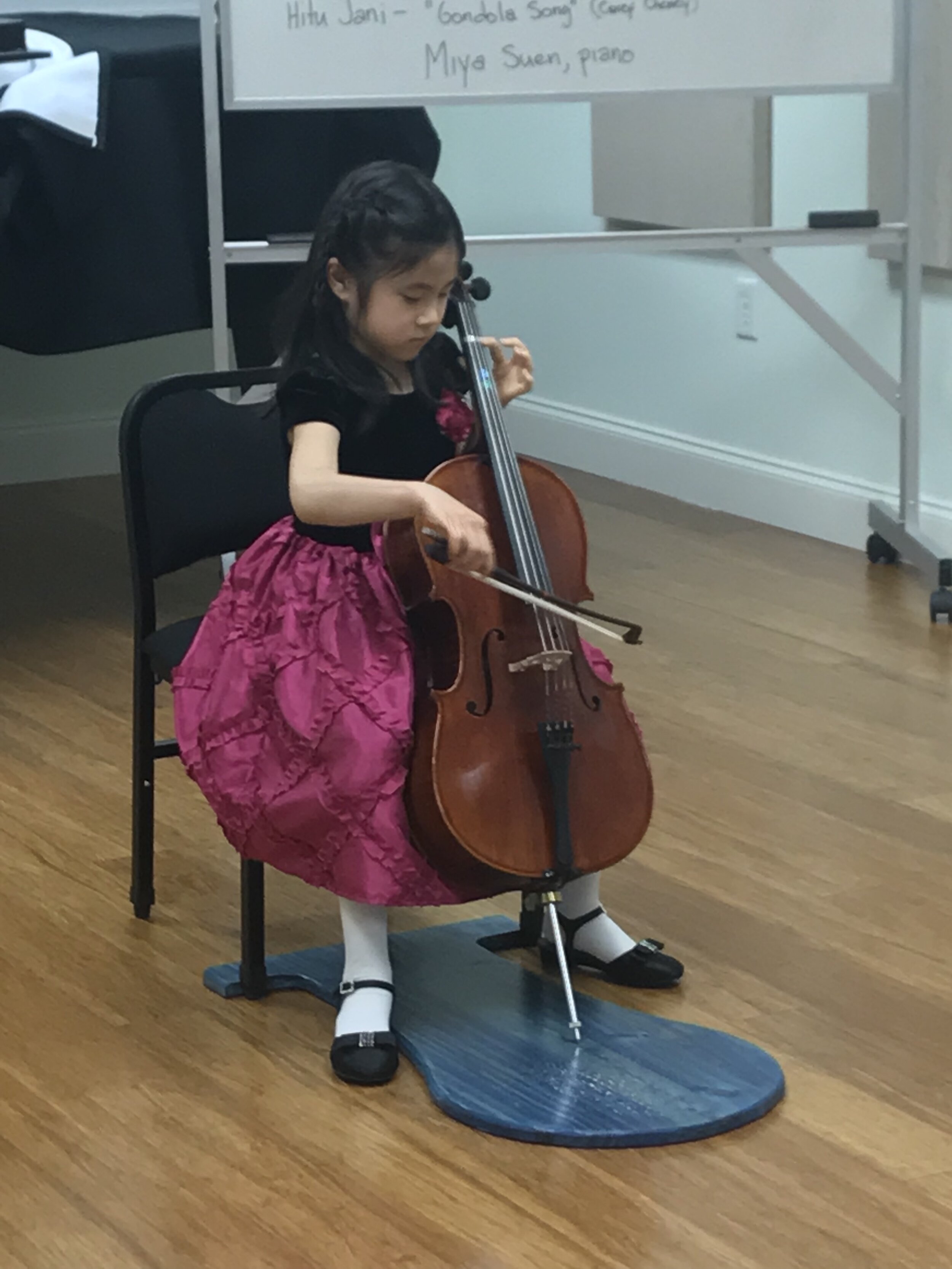 Children Playing Cello