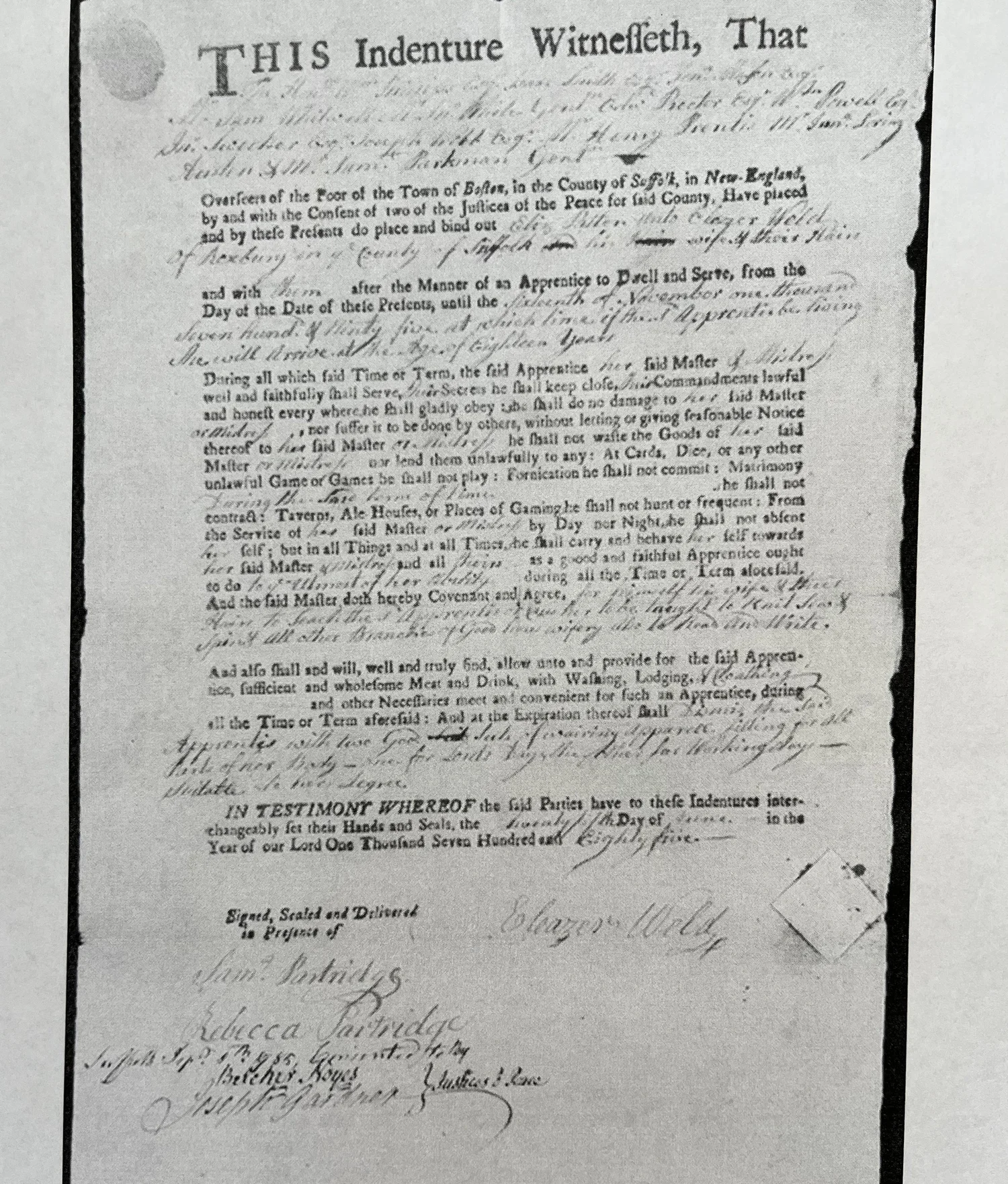 Prince, Thomas Smith, and Elizabeth Patten: Enslaved and Indentured by ...