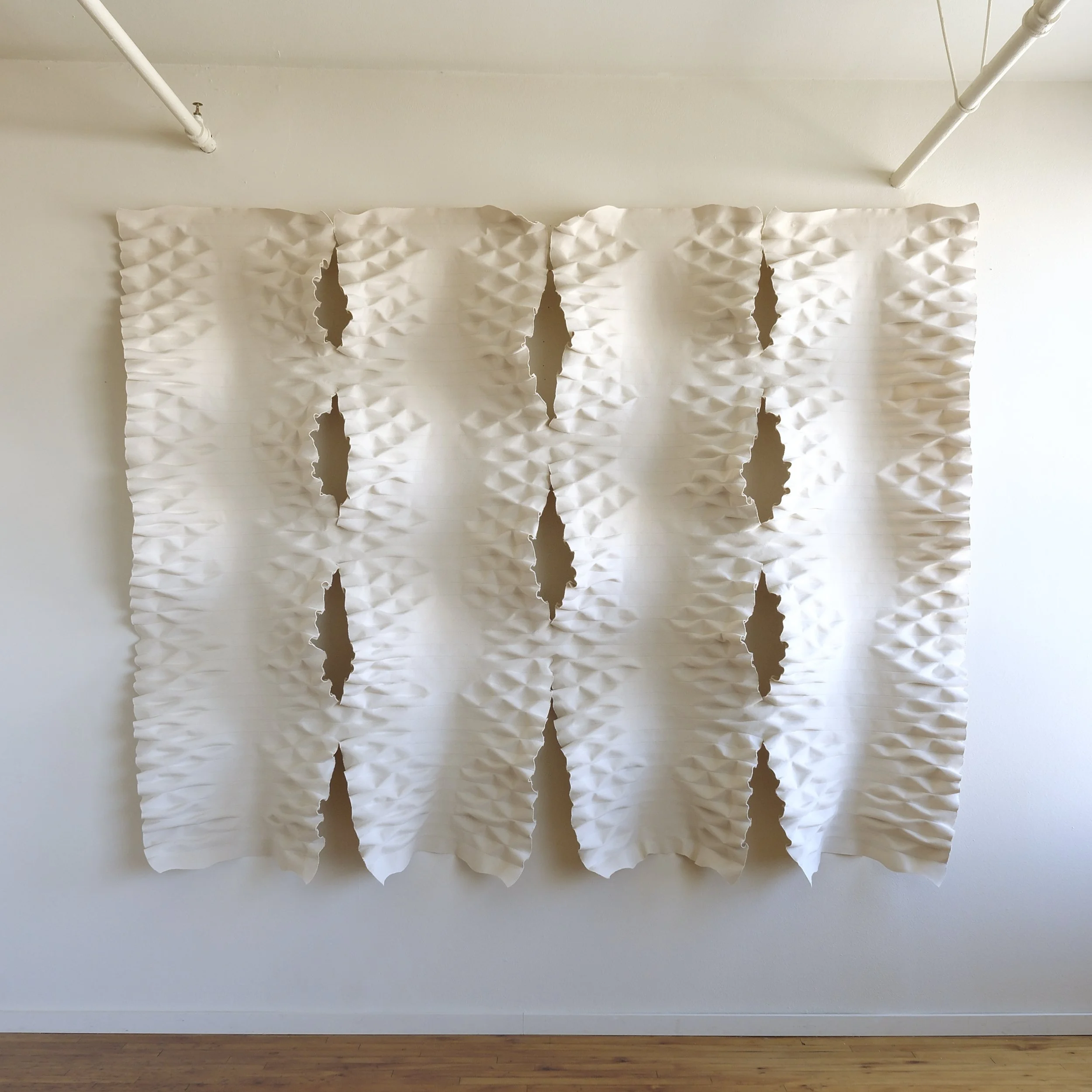 Mary Little — A Series of Canvas Sculptures called Hedgerow.