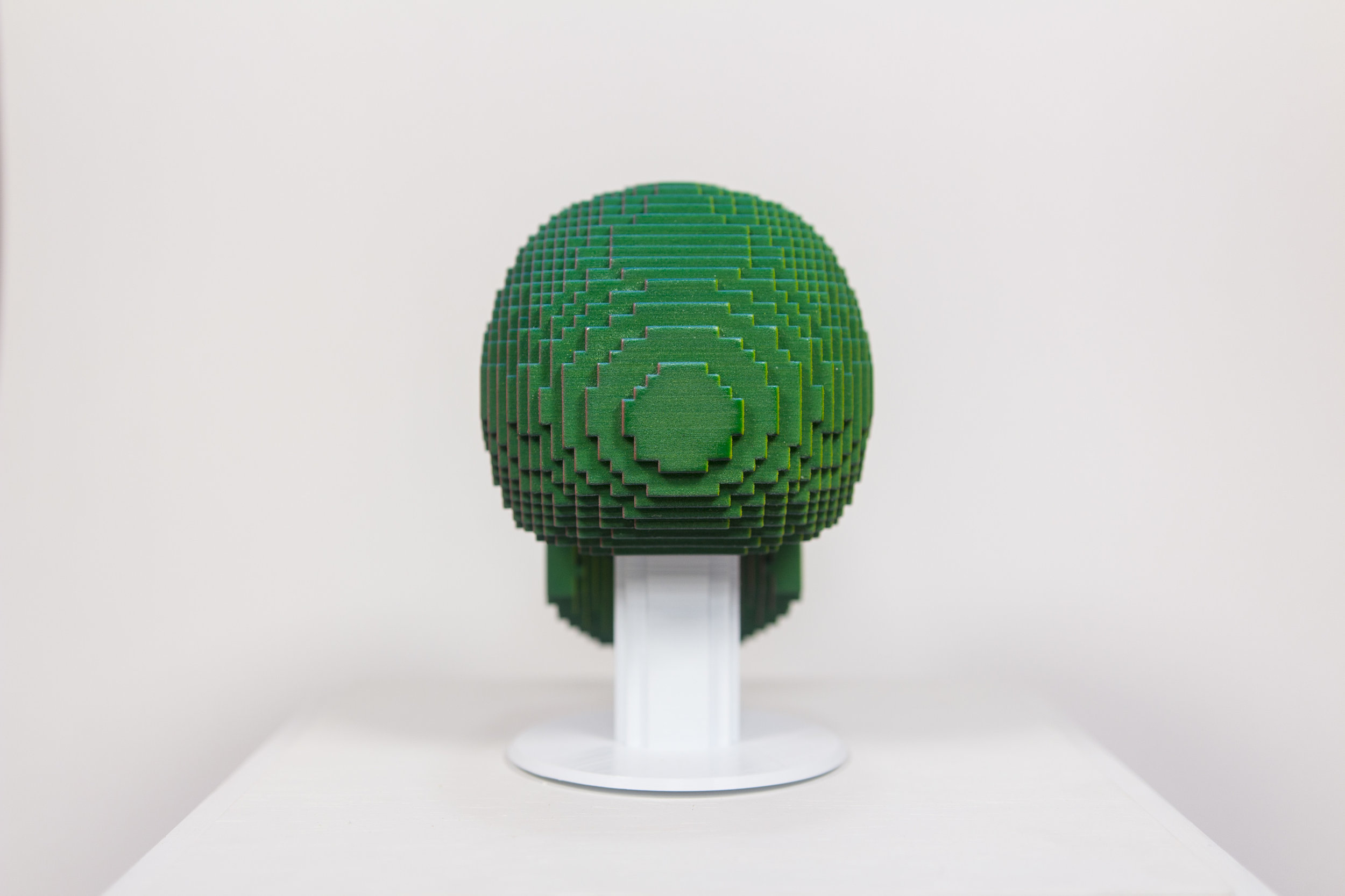 Voxelized Skull — Make Anything