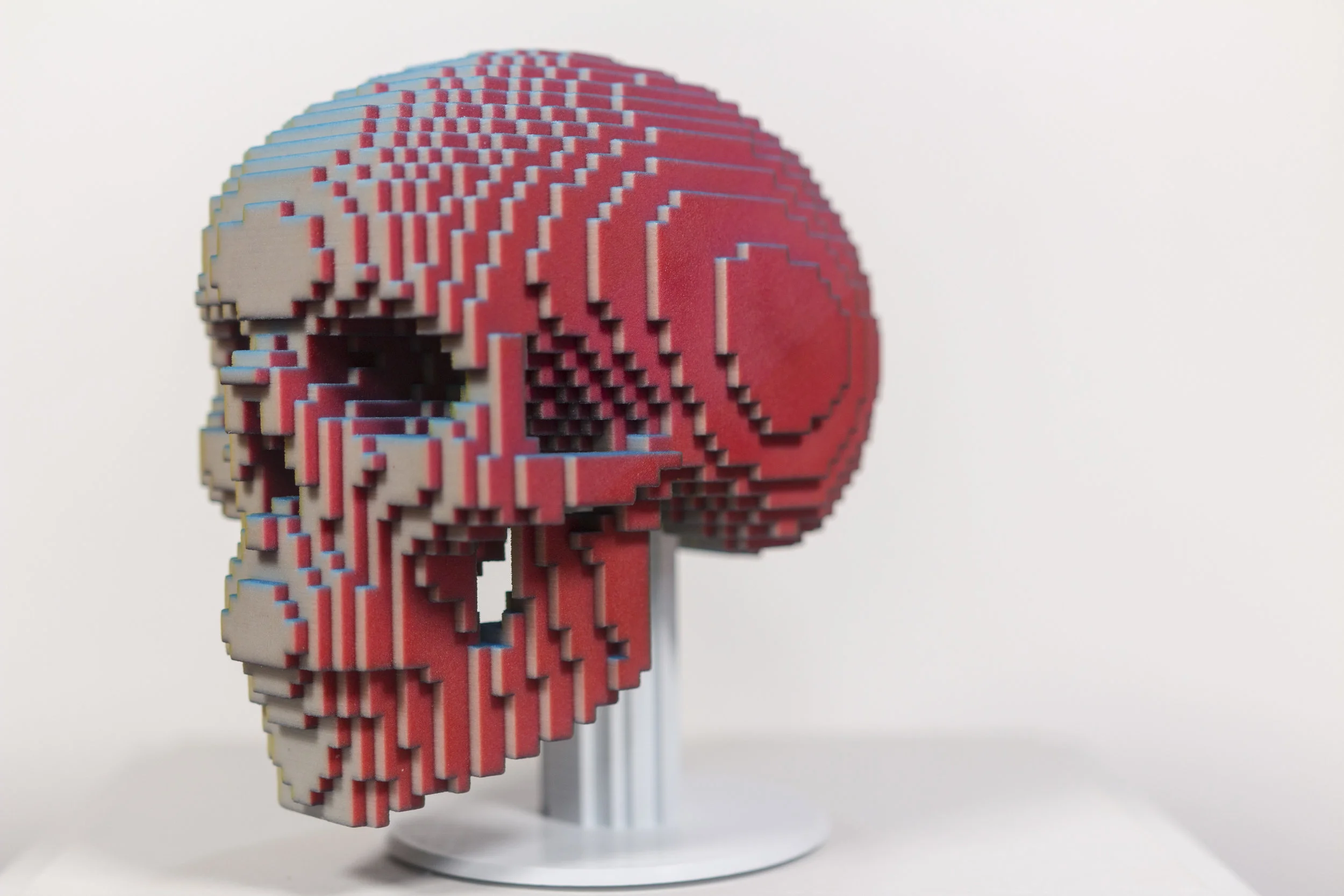 Voxelized Skull — Make Anything