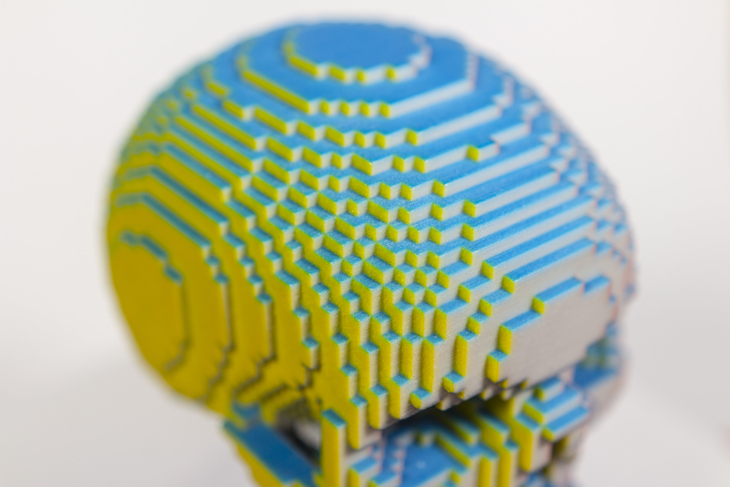 Voxelized Skull — Make Anything