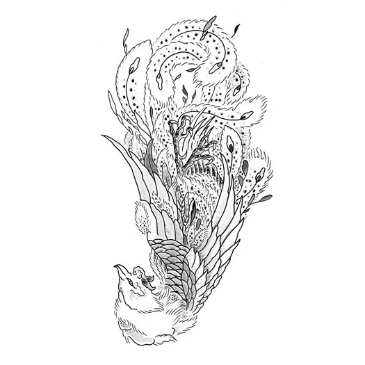 Phoenix Tattoo Flash Art 7 Besten Tattoo _ PHÖNIX ( Aus Der Asche )