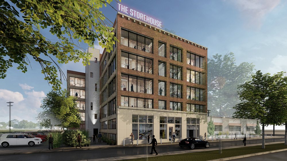 OOMBRA ARCHITECTS — STOREHOUSE LOFTS ADAPTIVE REUSE IN FLINT MICHIGAN