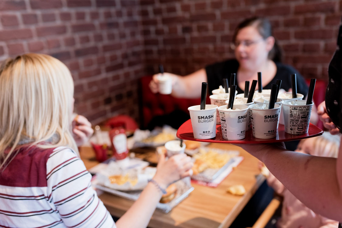 Smashburger Brand Identity and Restaurant Design