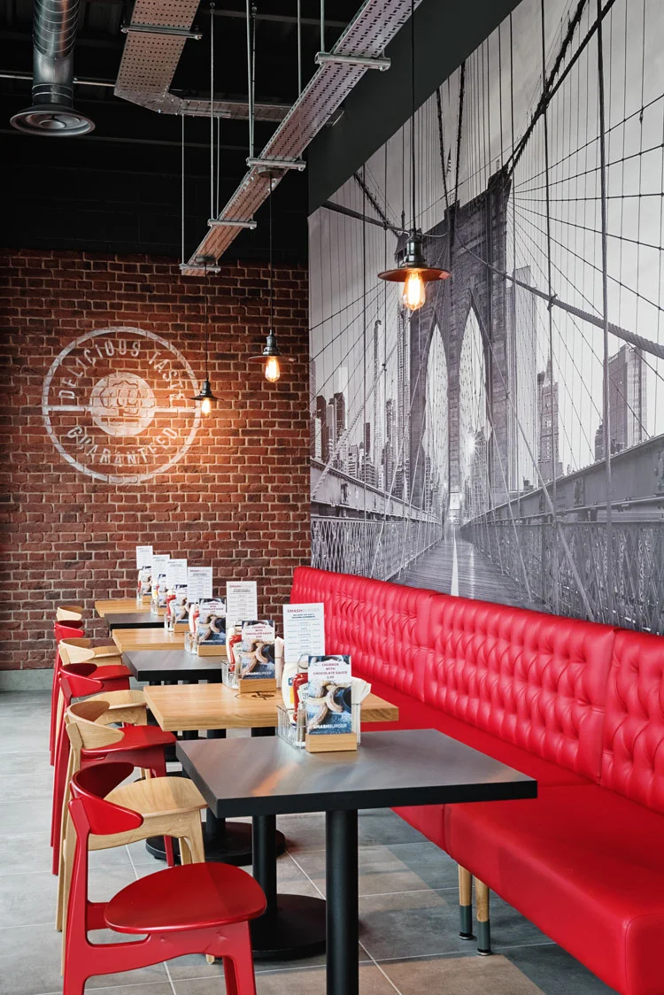 Smashburger Brand Identity and Restaurant Design