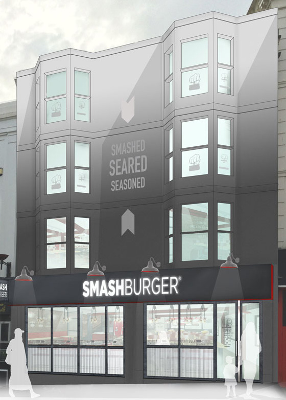 Smashburger Brand Identity and Restaurant Design