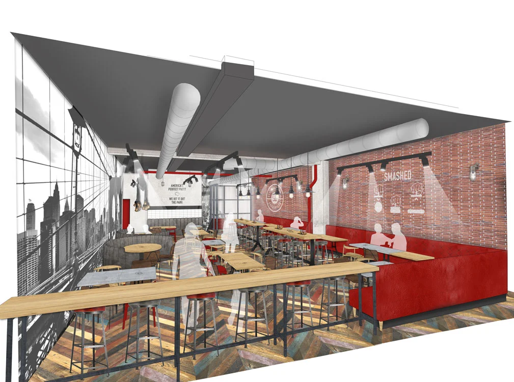 Smashburger Brand Identity and Restaurant Design