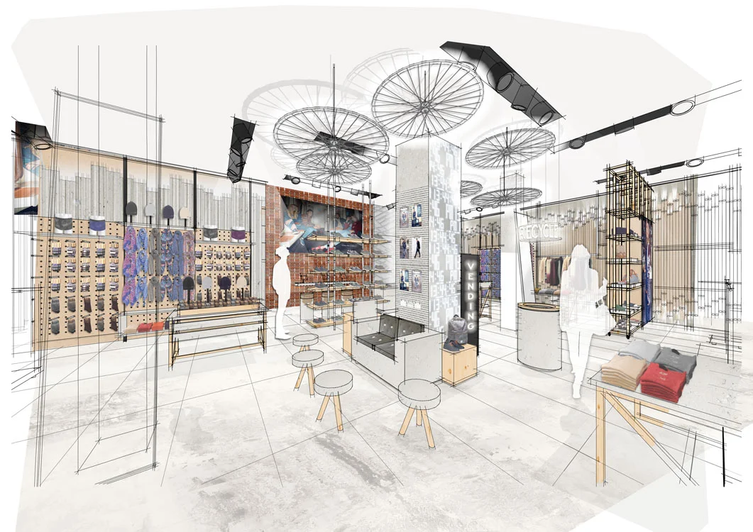 Springfield Shop Interior Design New Store Concept