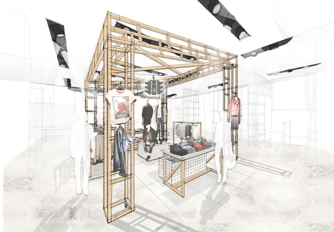 Springfield Shop Interior Design New Store Concept