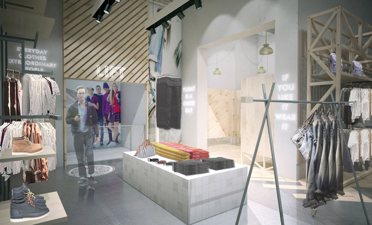 Springfield Shop Interior Design New Store Concept