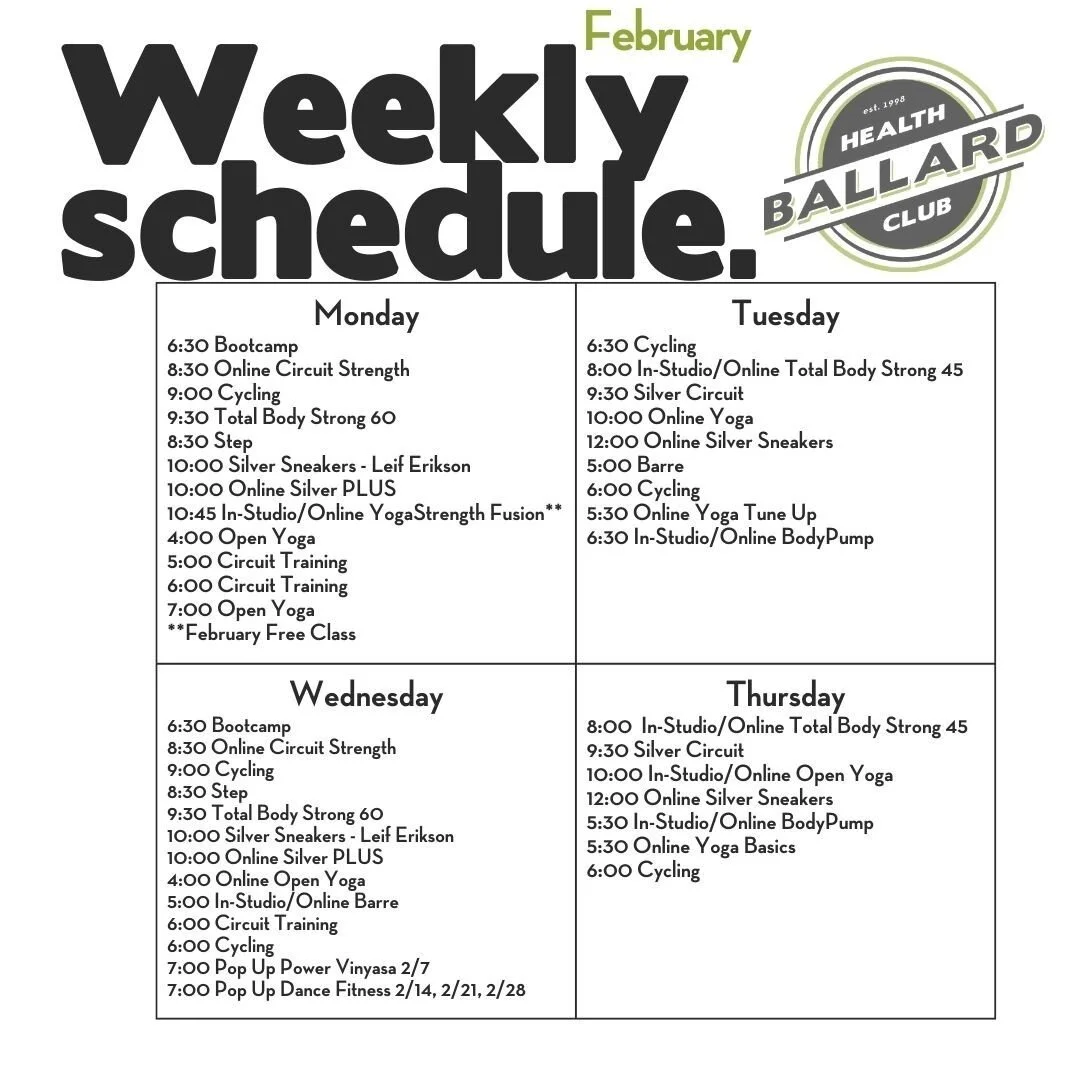 Ballard Health Club — Thanks