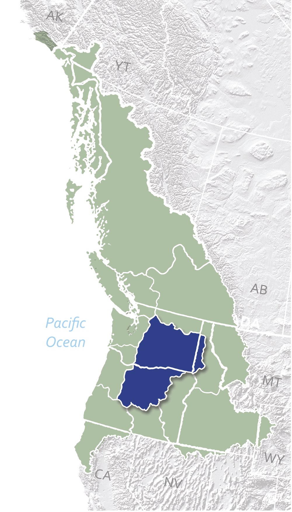 Nine Regions of Cascadia — Cascadia Department of Bioregion