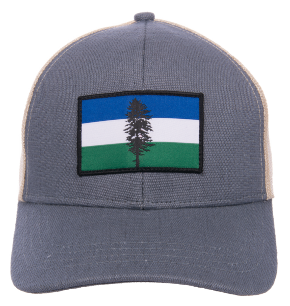 Cascadia Flag Hat with Patch — Cascadia Department of Bioregion
