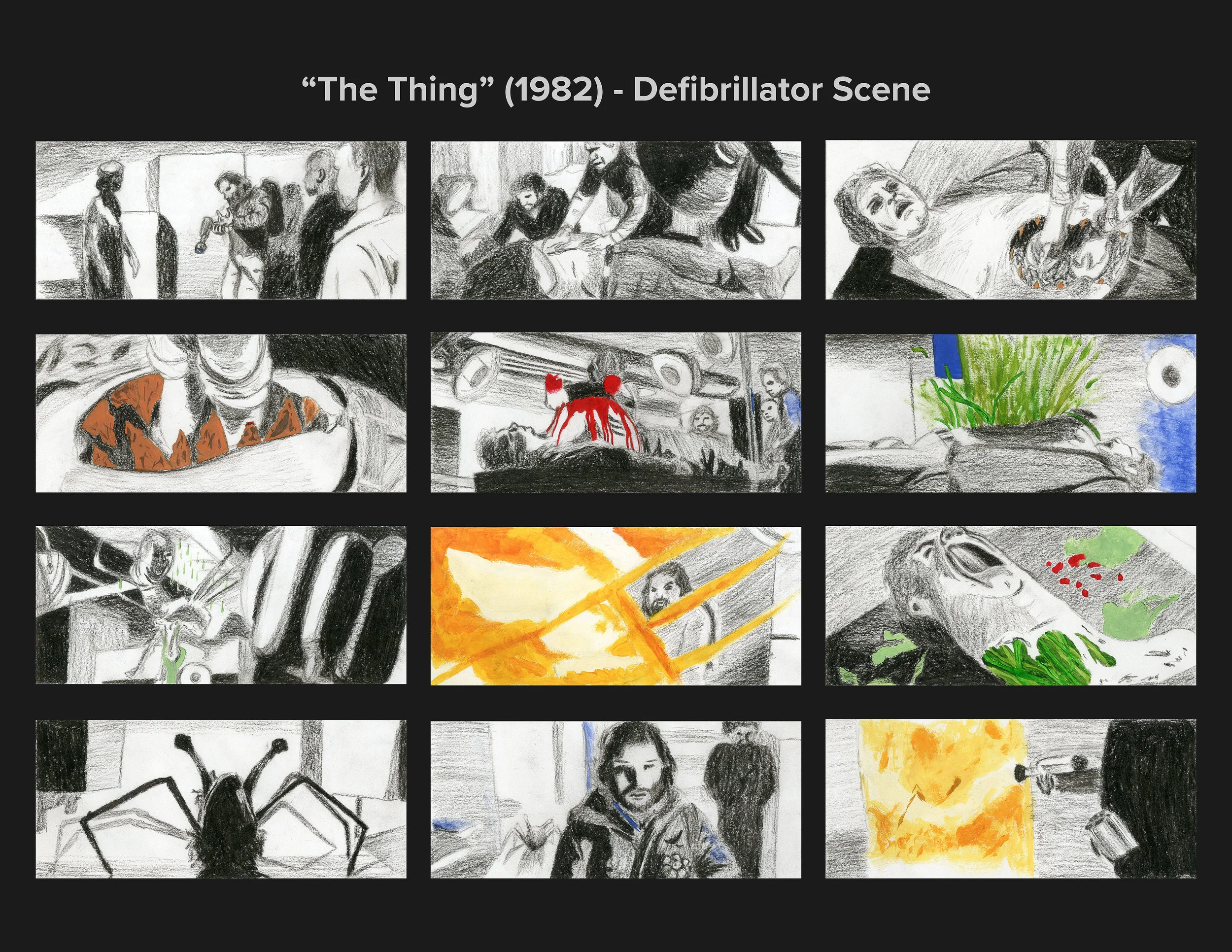 "The Thing" Storyboards — Sam Kane