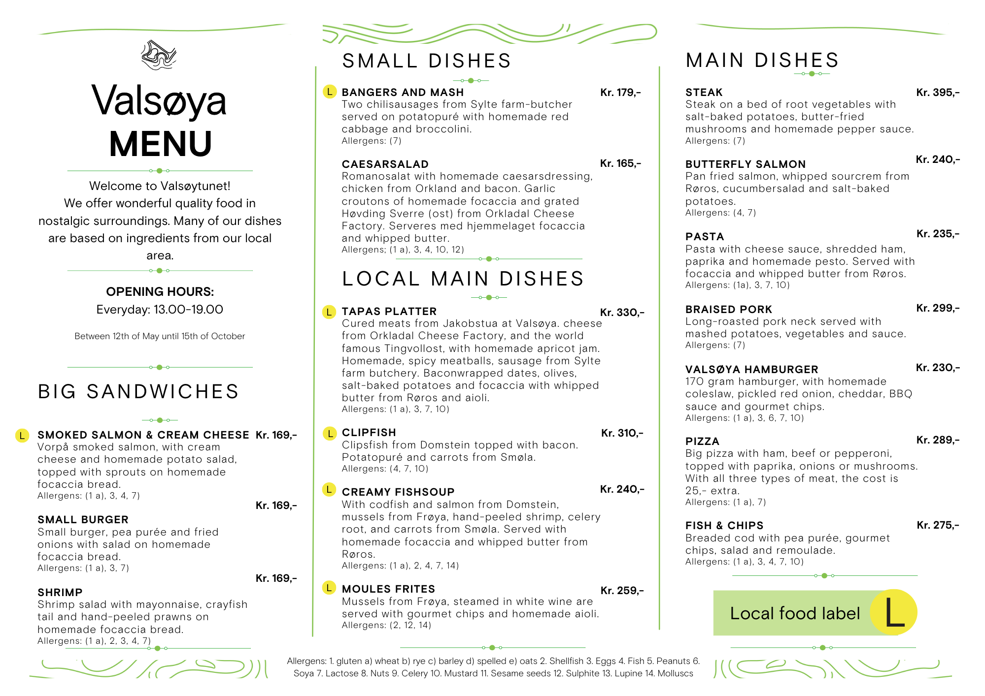 Restaurant — Valsøya