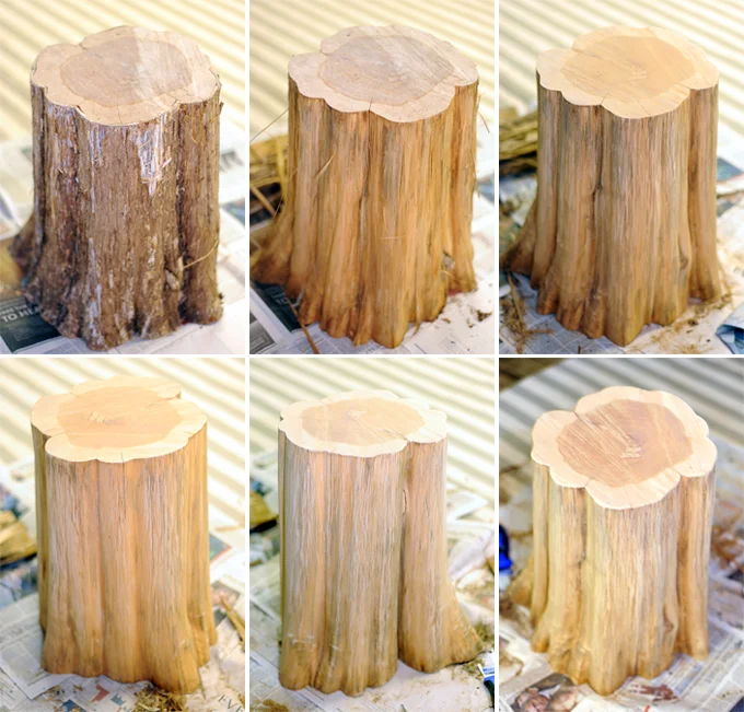 DIY: Natural Tree Stump Side Table — Styling My Everyday