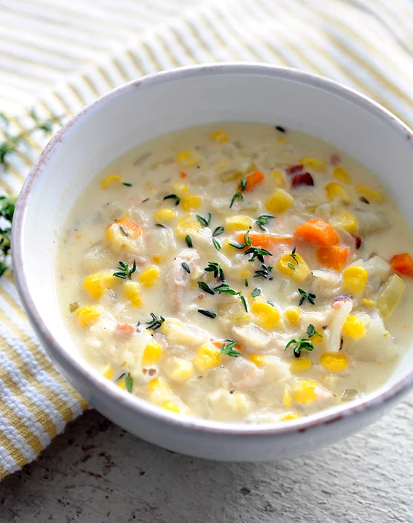 Chicken and Bacon Corn Chowder — Styling My Everyday