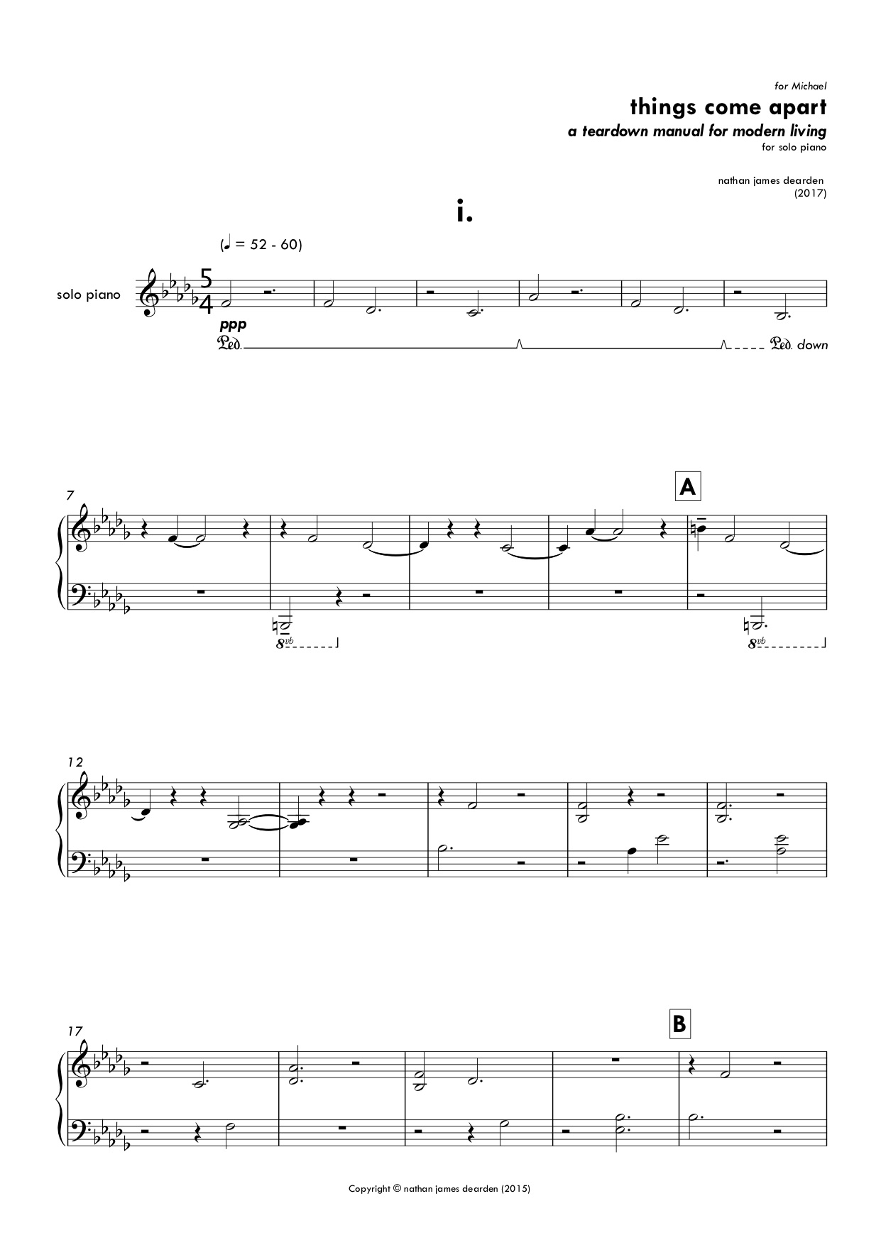 things come apart — Nathan James Dearden