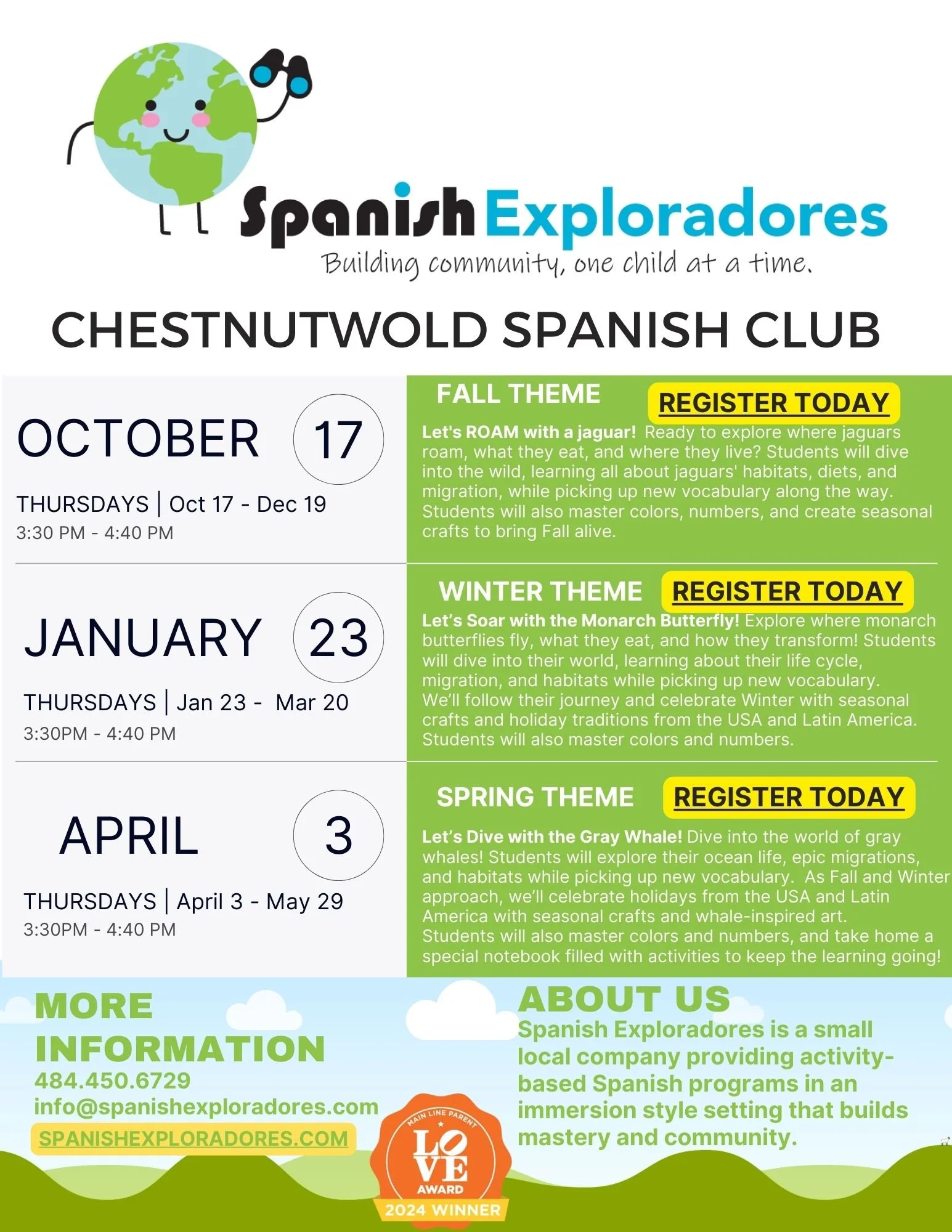 Spanish Exploradores — Chestnutwold Parent Teacher Organization