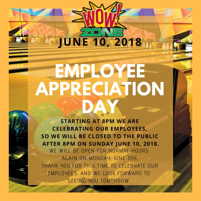 Employee Appreciation Week Flyer