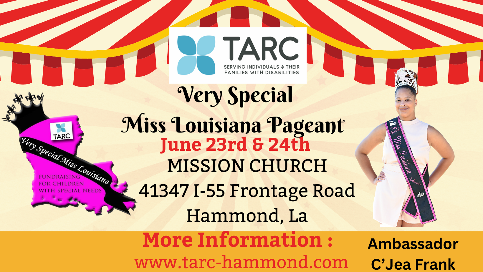 Very Special Miss Louisiana Pageant — TARC