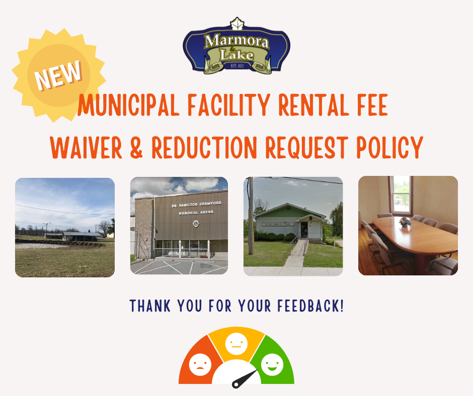 NEW Municipal Facility Rental Fee Waiver & Reduction Request Policy ...