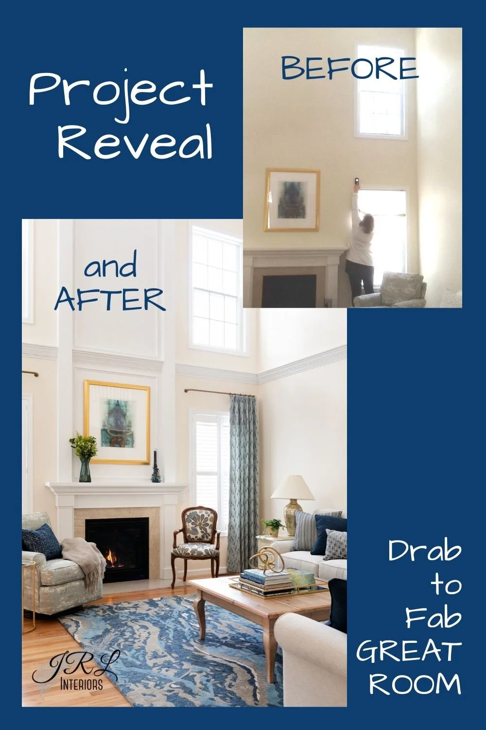 JRL Interiors — Project Reveal: A Peek at our Great Room Project