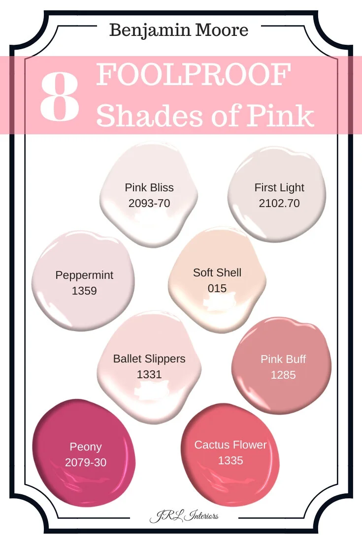 JRL Interiors — Decorating with Pink