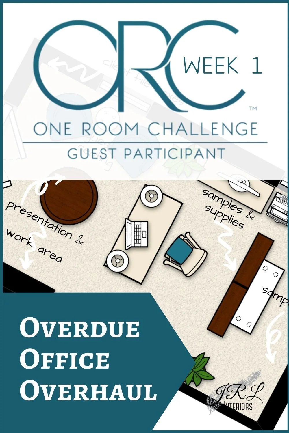 JRL Interiors — The Fall One Room Challenge Home Office Makeover