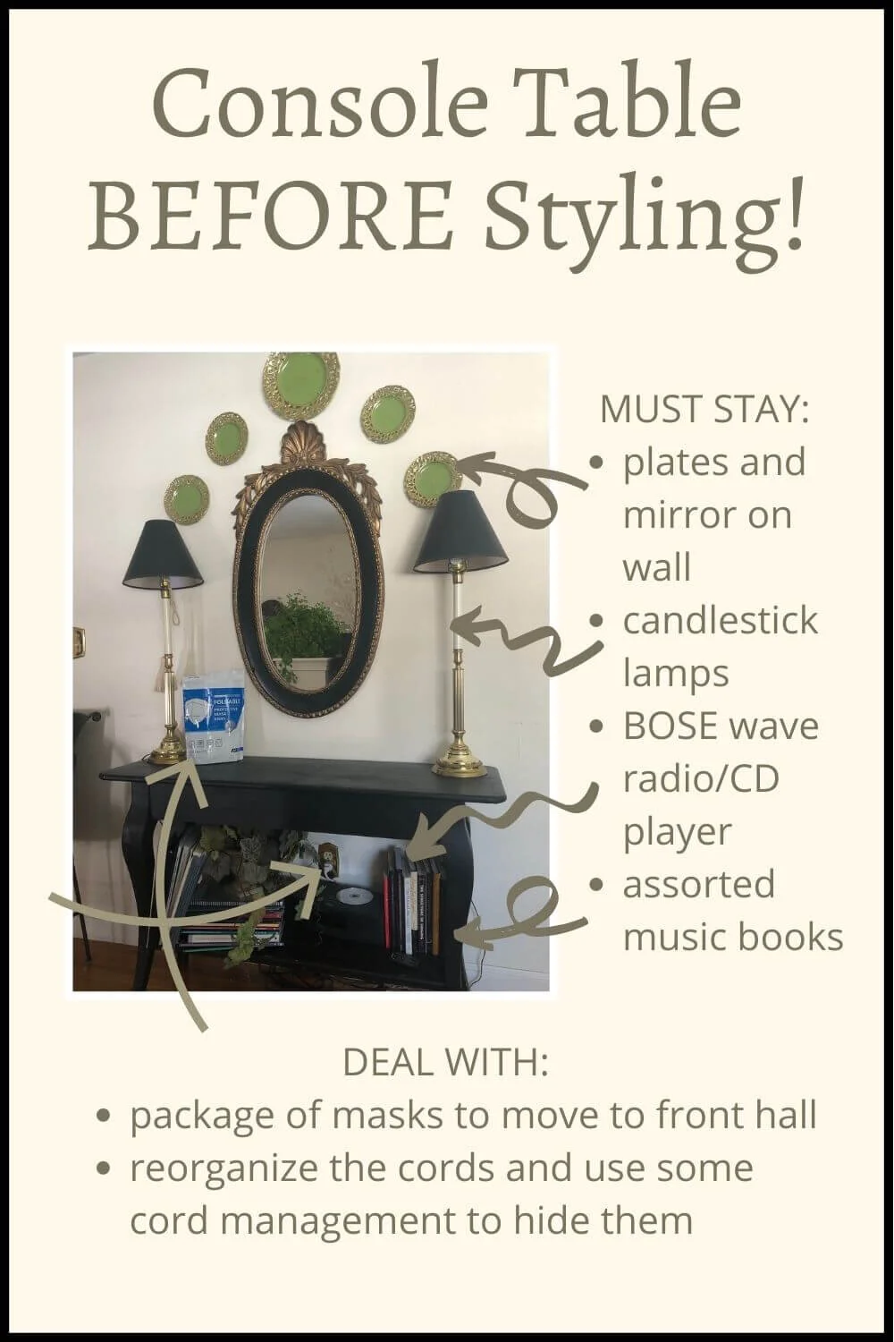 JRL Interiors — 5 Ways to Style a Console Table