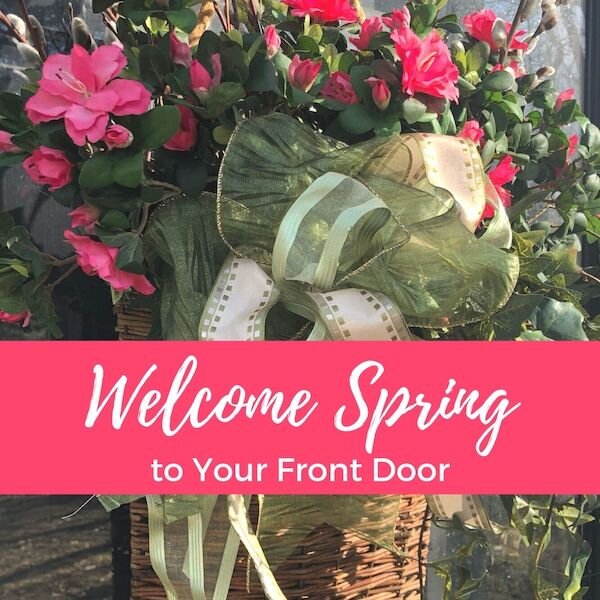 JRL Interiors — Spring Door Decor