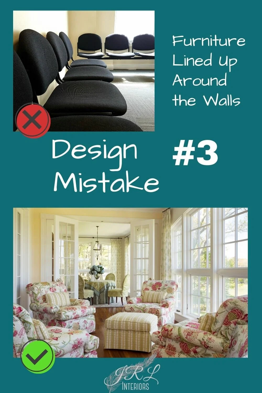 JRL Interiors — Five Design Mistakes to Avoid