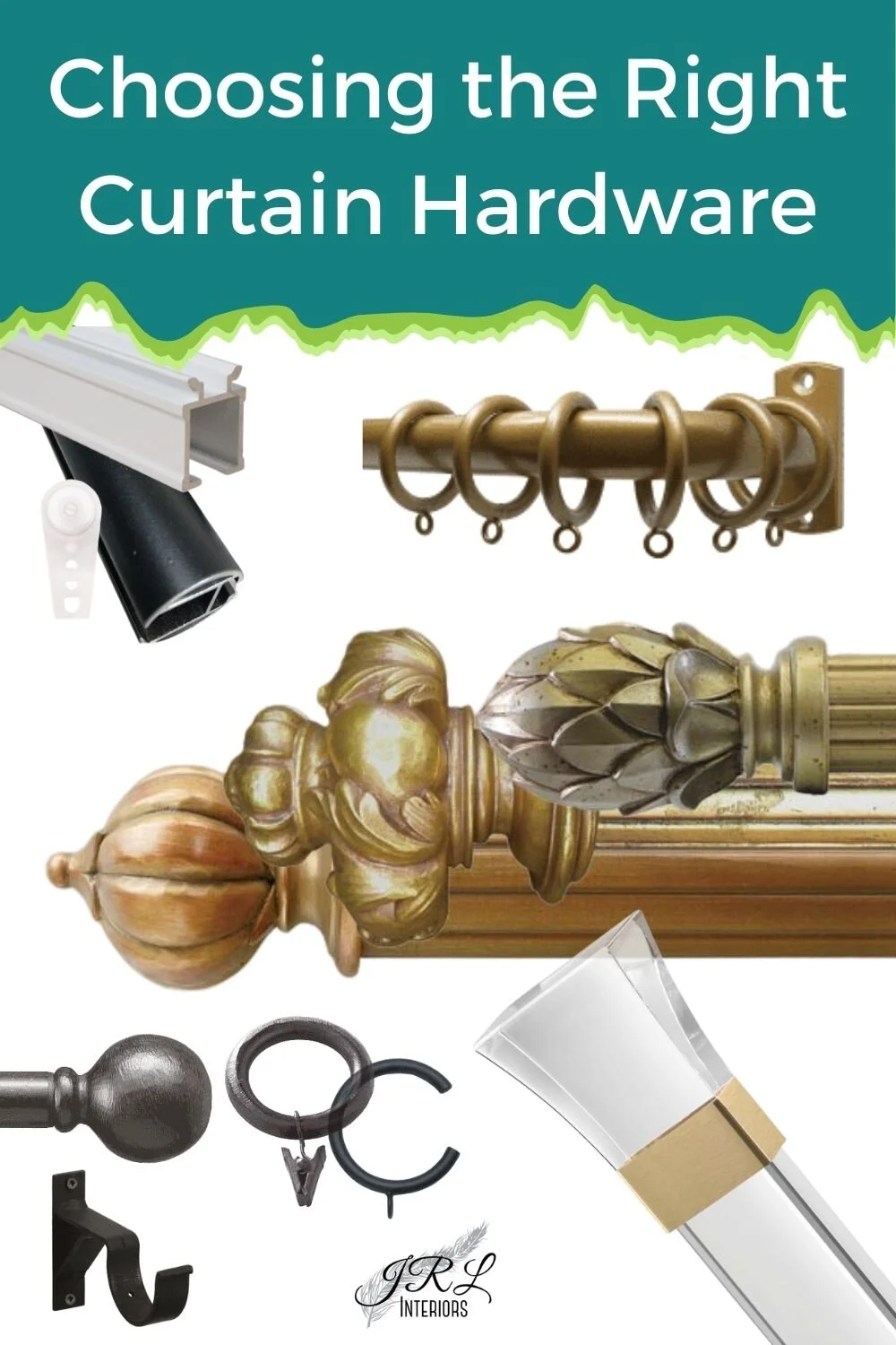 JRL Interiors — Choosing the Right Curtain Rods