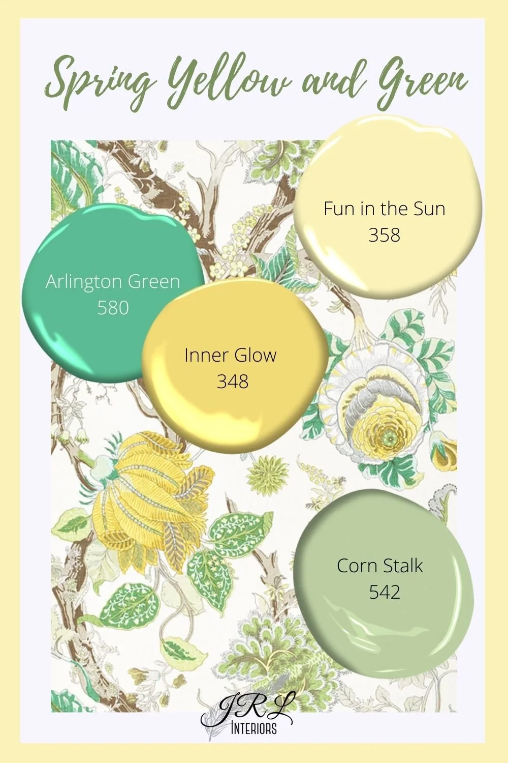 JRL Interiors — Color Inspiration to Celebrate Spring