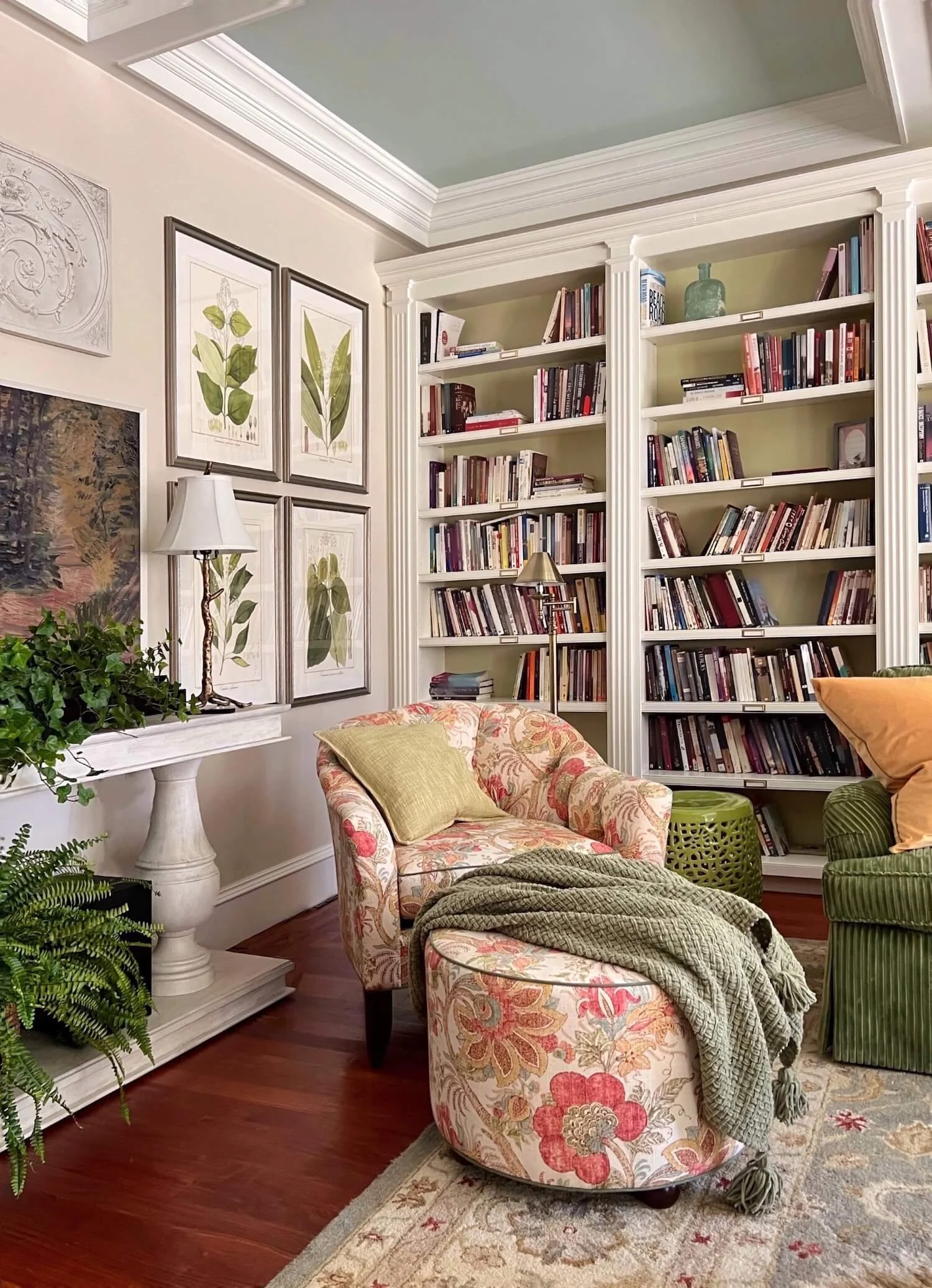 JRL Interiors — Garden Library Family Room Reveal