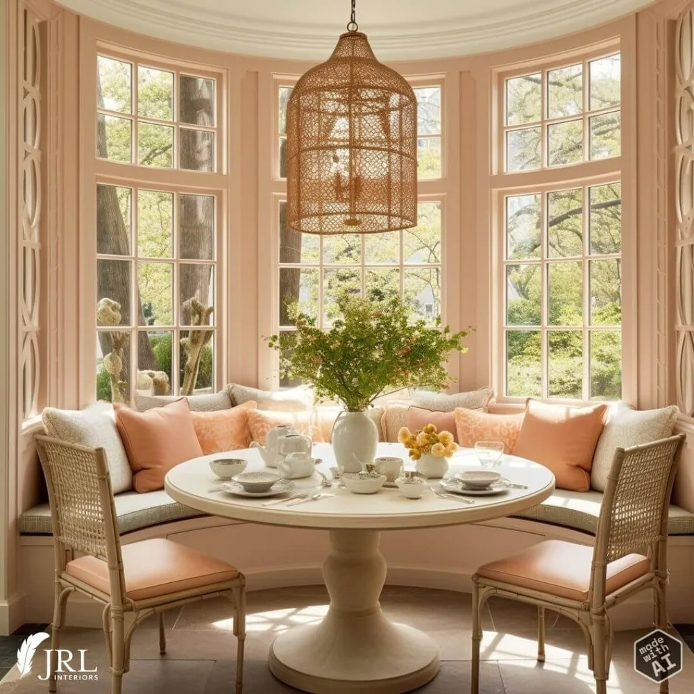 JRL Interiors — Decorating with Pantone Color of the Year 2024 Peach Fuzz