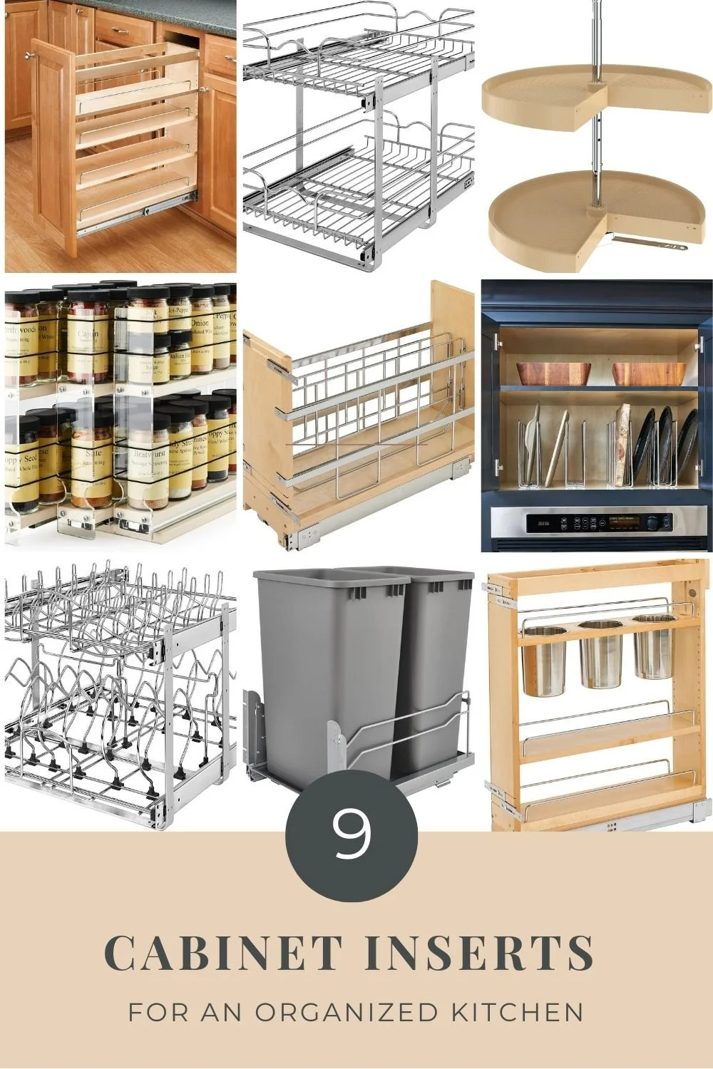JRL Interiors — Adding cabinet organizers for a hard working kitchen