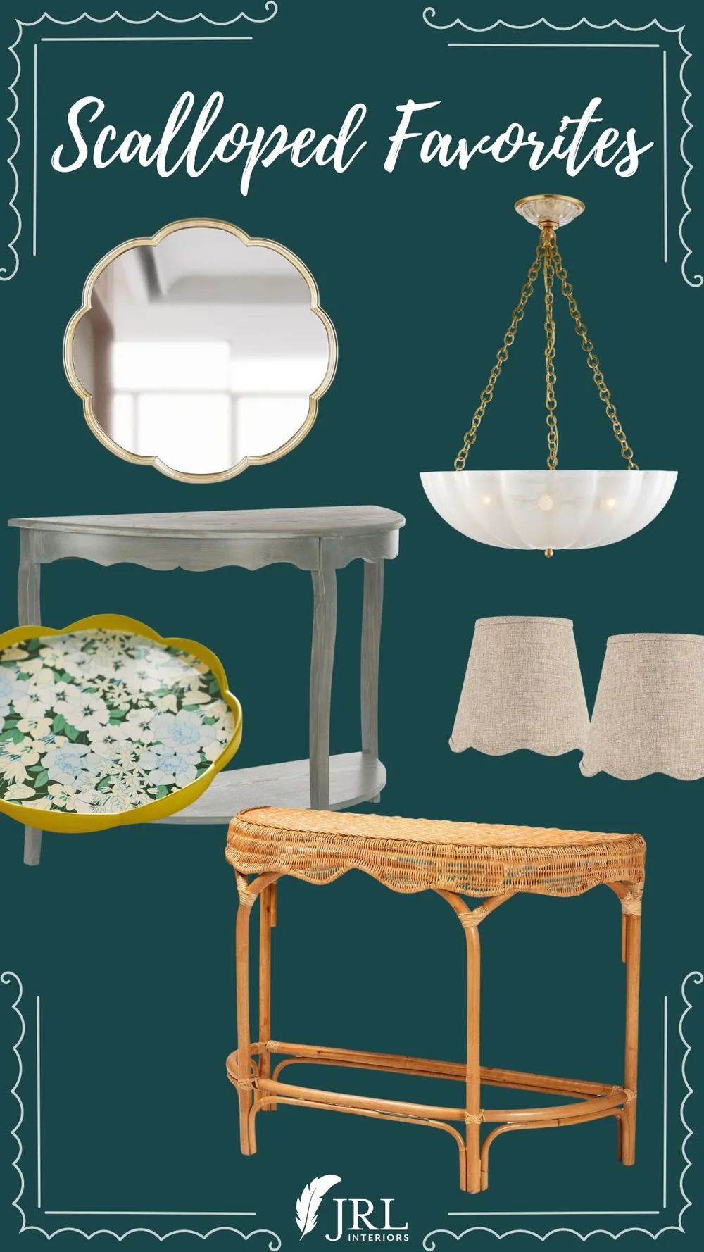 JRL Interiors — Decorating with Scalloped Motifs