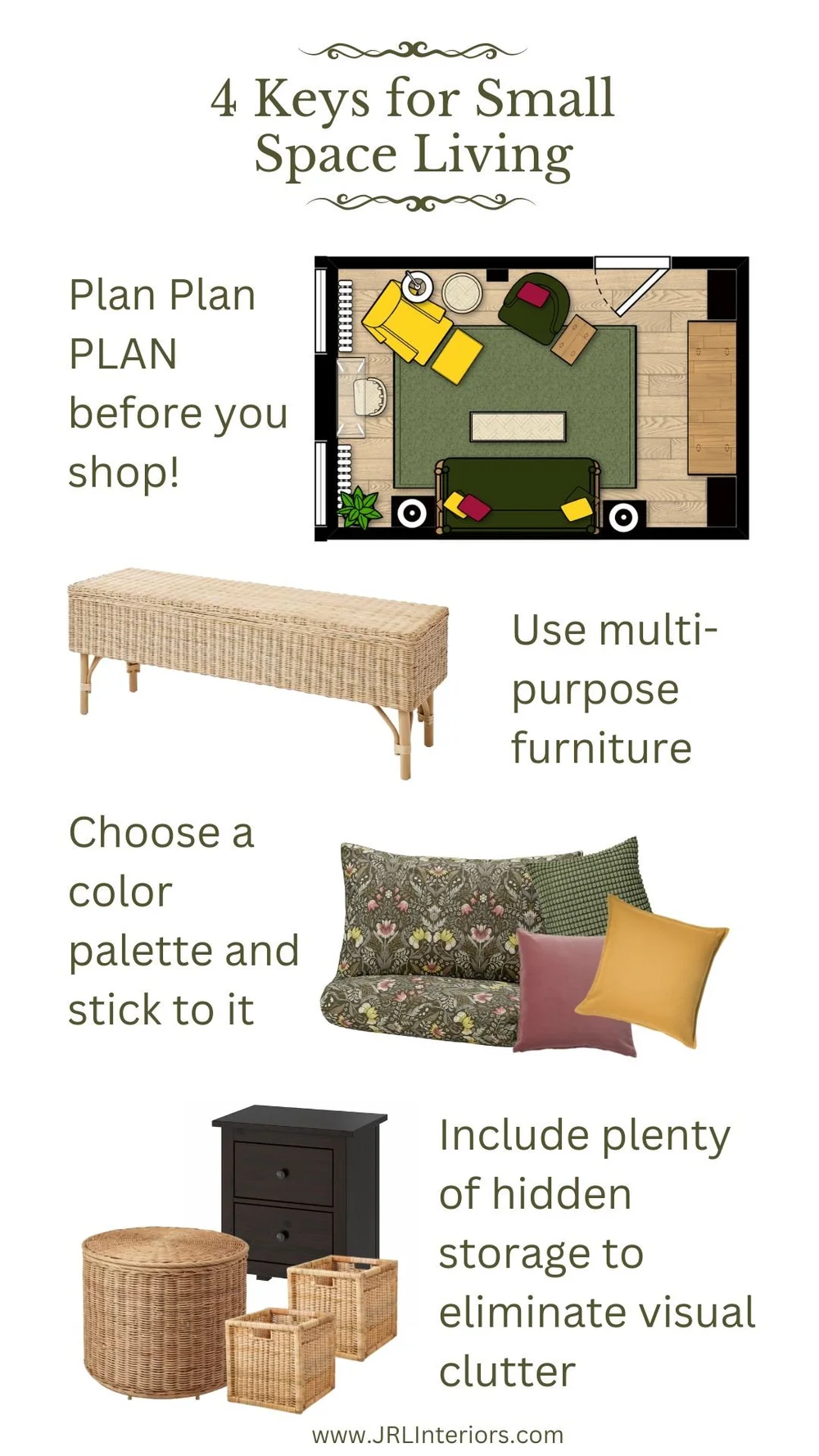 JRL Interiors — How to live BIG in a small space