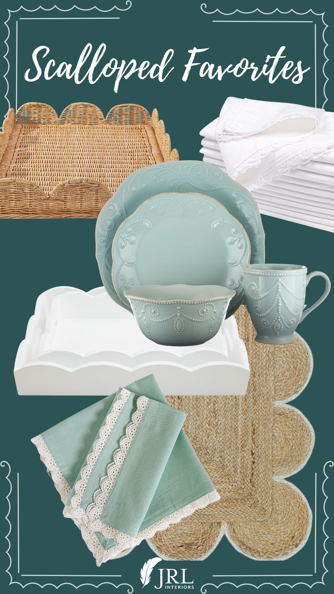 JRL Interiors — Decorating with Scalloped Motifs