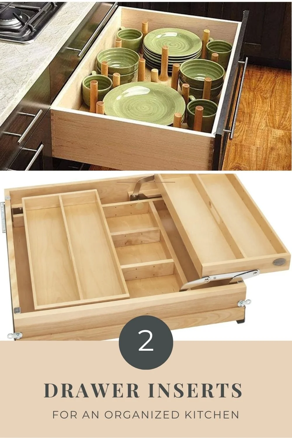 JRL Interiors — Adding cabinet organizers for a hard working kitchen